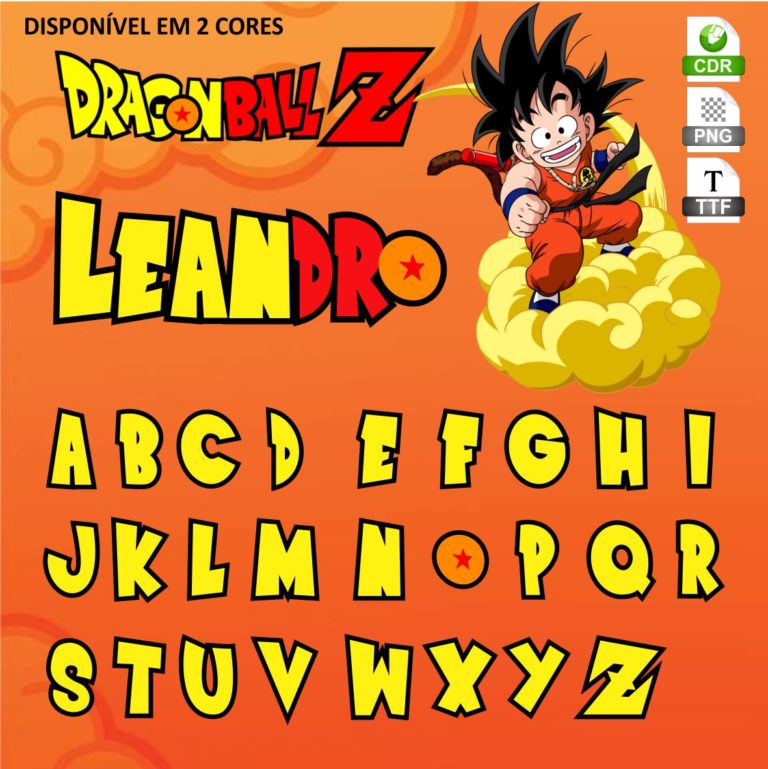 Dragon Ball – Fonte – Arte Digital Shop