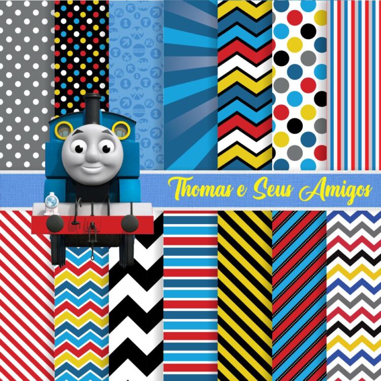 Thomas e Seus Amigos – Papéis 001 – Arte Digital Shop